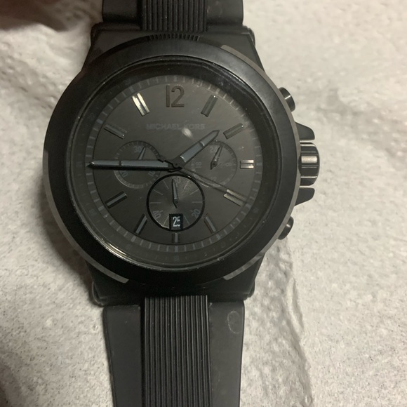 Michael Kors | Accessories | Michael Kors Dylan Black Chronograph Mk852 ...
